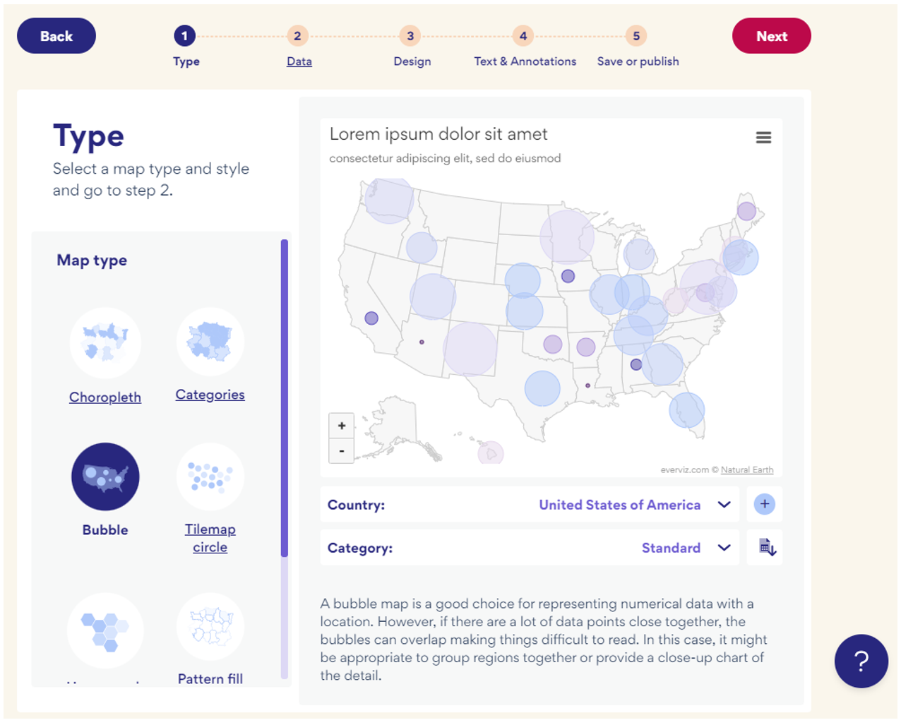 How to create a map - everviz