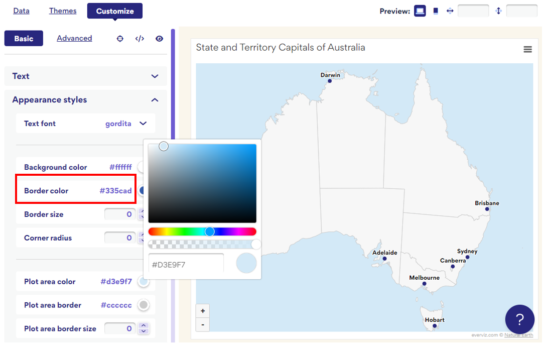 How to create a map - everviz