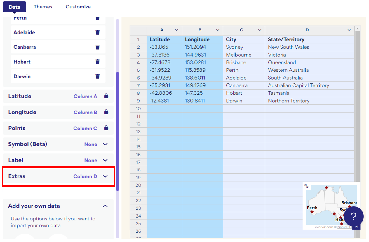 How to create a map - everviz