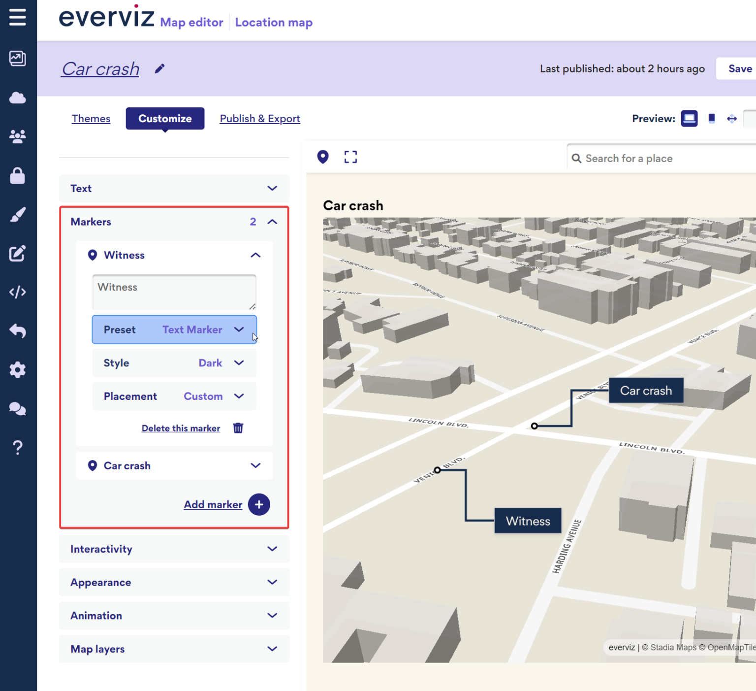 Finally, a powerful mapping tool for journalists and producers - everviz