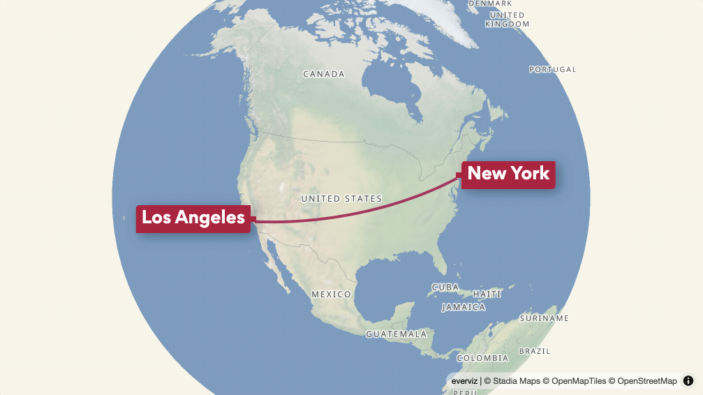 Bring Your Maps to Life: Introducing Animated Route Drawing - everviz